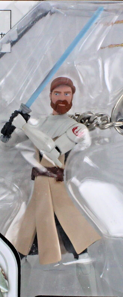 Star Wars OBI-WAN KENOBI Jedi Keychain Keyring Clone Wars Retired S2 ...