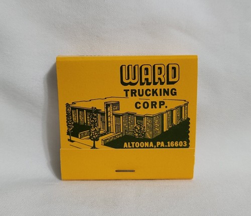 Vintage Ward Trucking Corporation Matchbook Altoona PA Advertising ...
