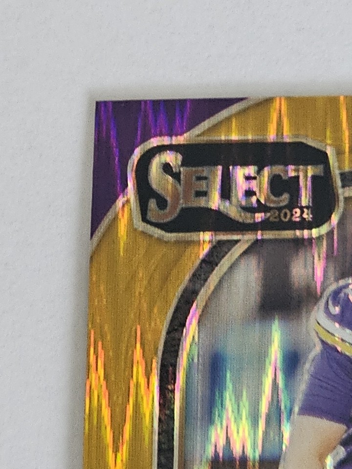 2024 Panini Select Football Will Reichard Club Level Black & Gold Shock ...