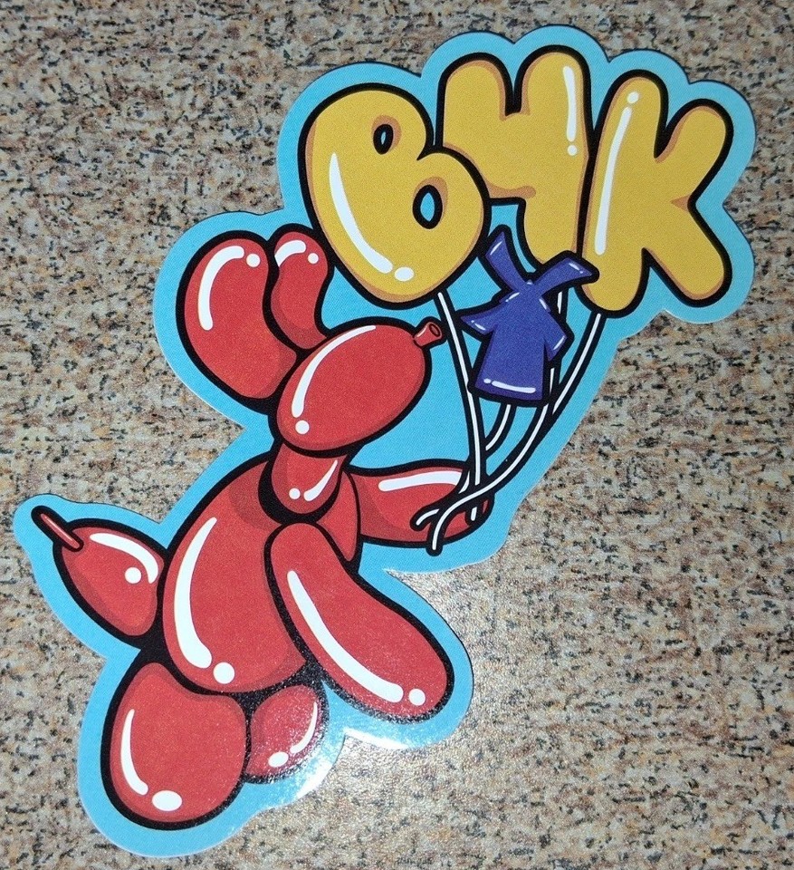 Dutch Bros Sticker BVK Buck for Kids 2025 - Balloon Dog Limited Drop | eBay