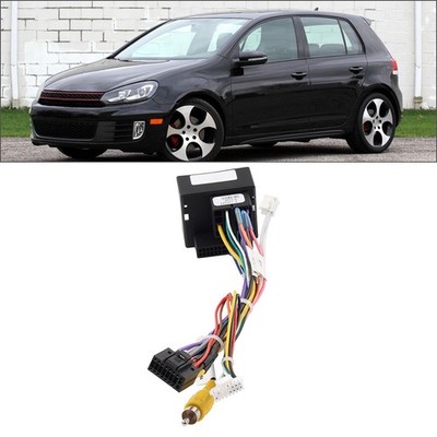 Car Audio Player 16pin Power Cable Adapter For Skoda For VW Golf | eBay UK