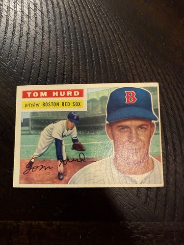 1956 TOPPS BASEBALL CARD #256 TOM HURD EXMT!!!!!!!!! | eBay