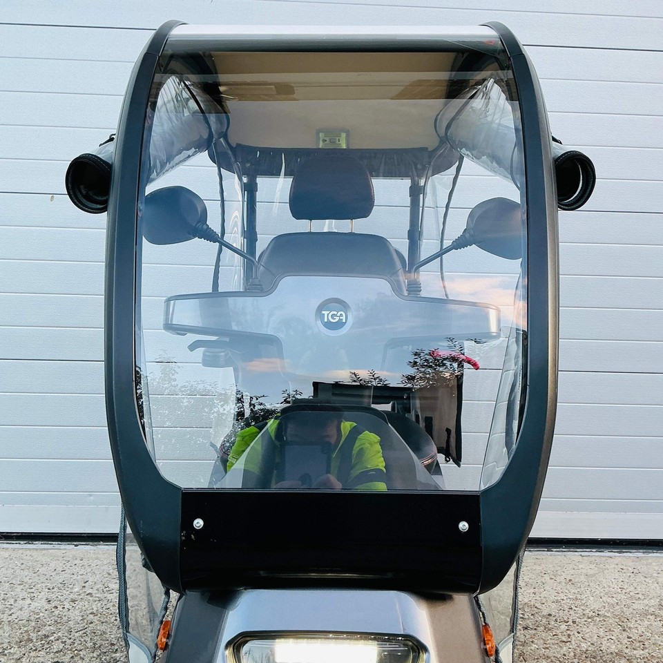 TGA Breeze S4 w/Canopy 8mph Road Legal All Terrain Mobility Scooter ...