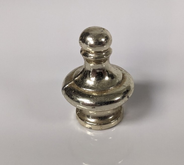 Vintage Cast Stainless Steel Finial For Standard Lamp Topper | eBay