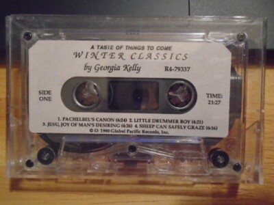 RARE PROMO Georgia Kelly CASSETTE TAPE Winter Classics CHRISTMAS new ...