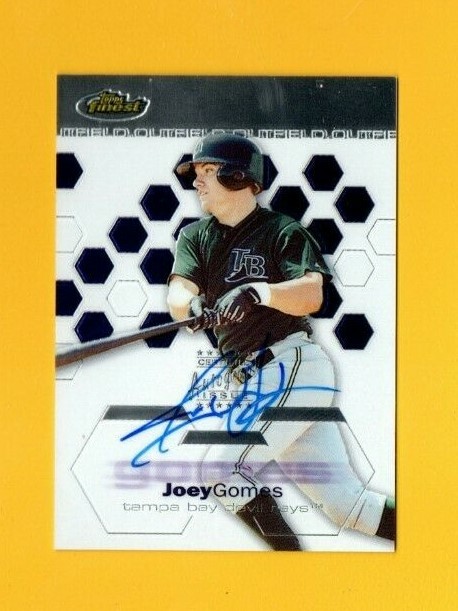D15111 2003 Finest #108 Joey Gomes RAYS AUTOGRAPH | eBay