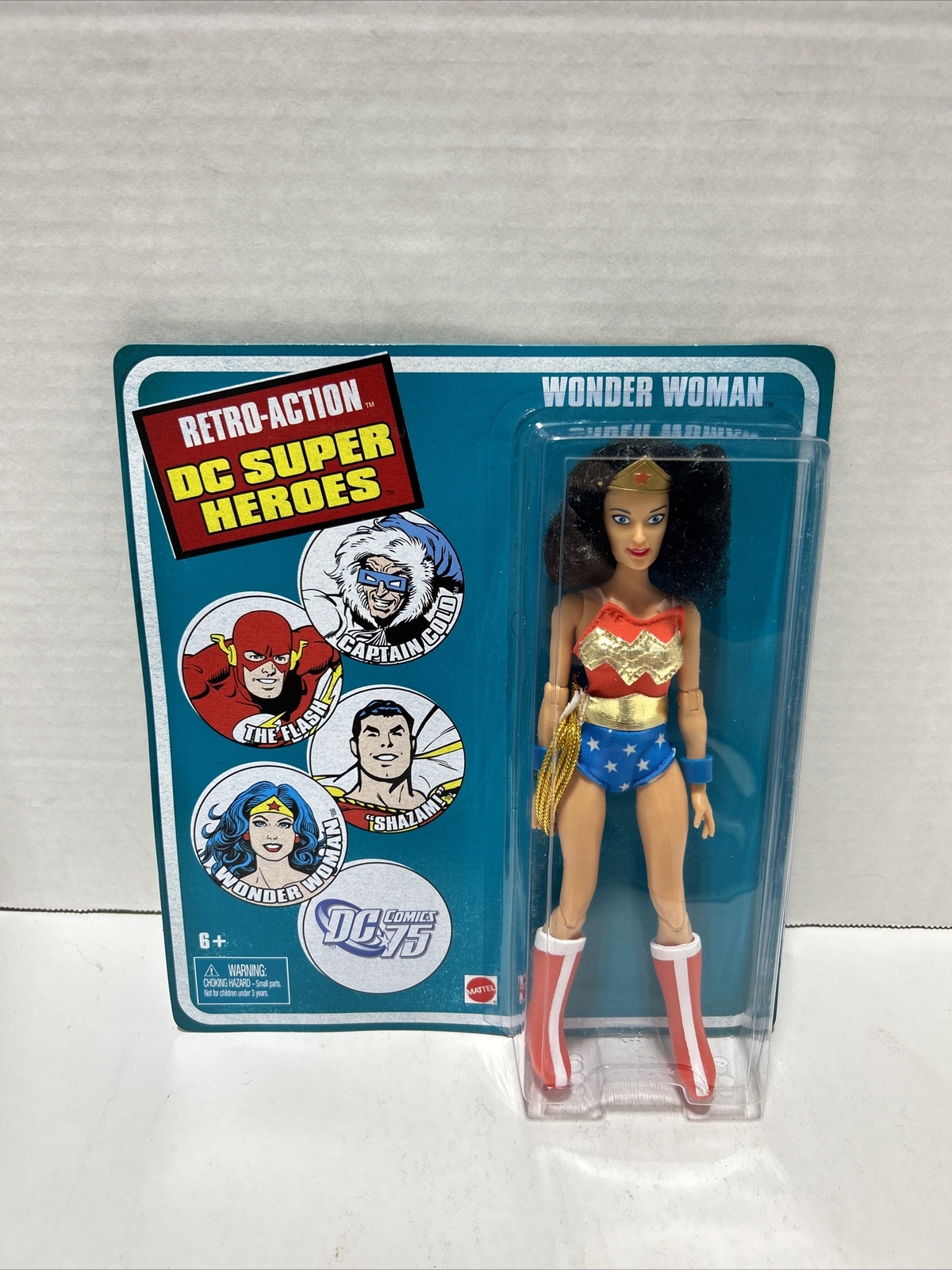 Mattel Retro Action DC Super Heroes Wonder Woman Action Figure 8" Mego ...