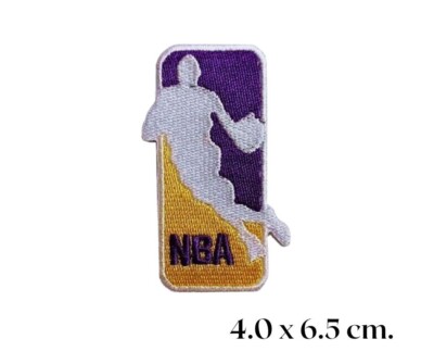 NBA Logo 4.0x6.5cm Patches Logos Iron, sew on fabrics | eBay