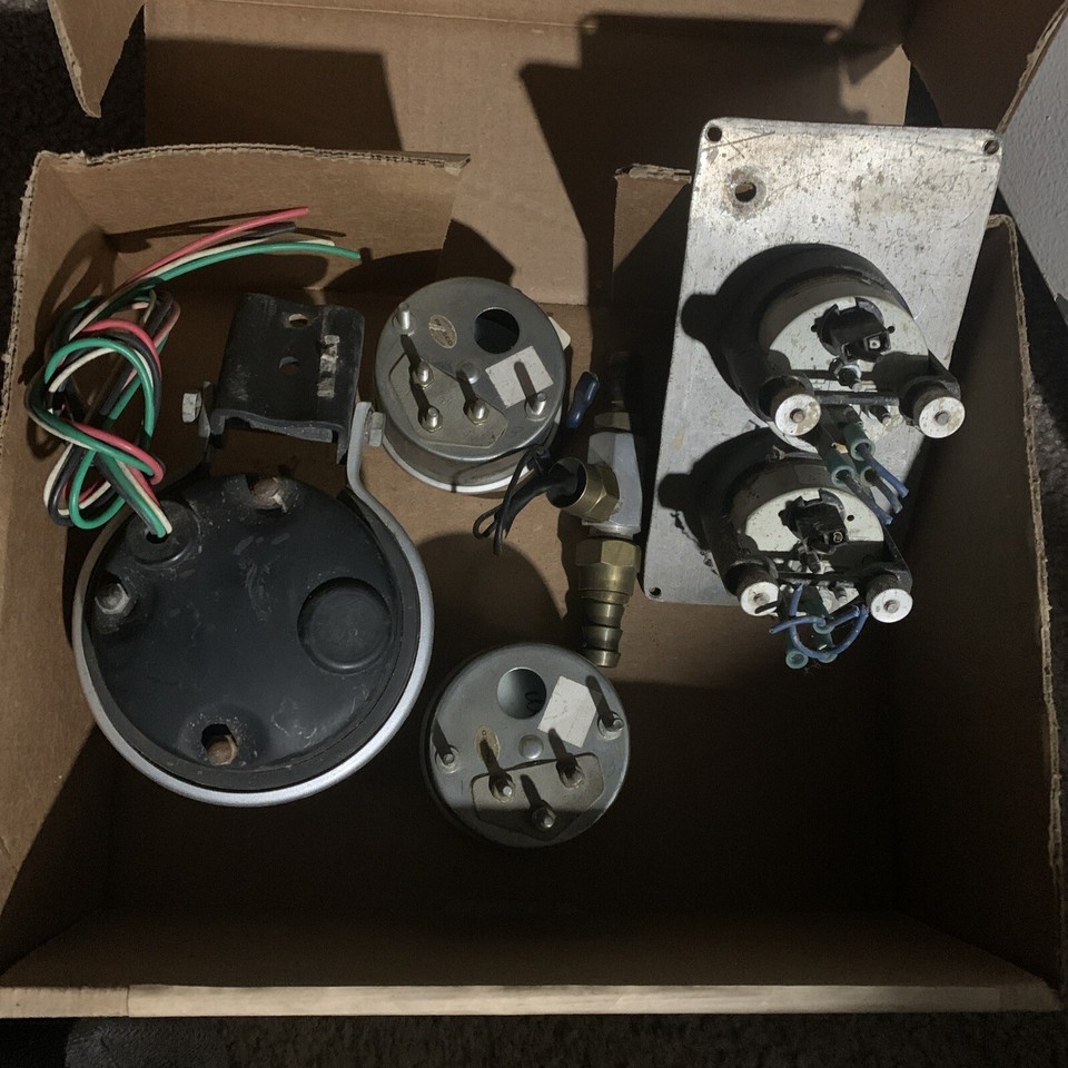 Auto Meter Sport-Comp Tachometer 3780 Pro-comp Oil Water Gauge ...