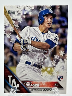 Corey Seager 2016 Topps Holiday Rookie Card RC #HMW129 Rangers | eBay