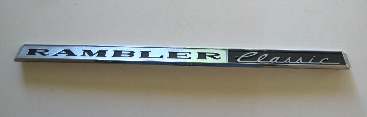 NOS 1964 Rambler Classic Trunk Emblem #3509656 AMC | eBay