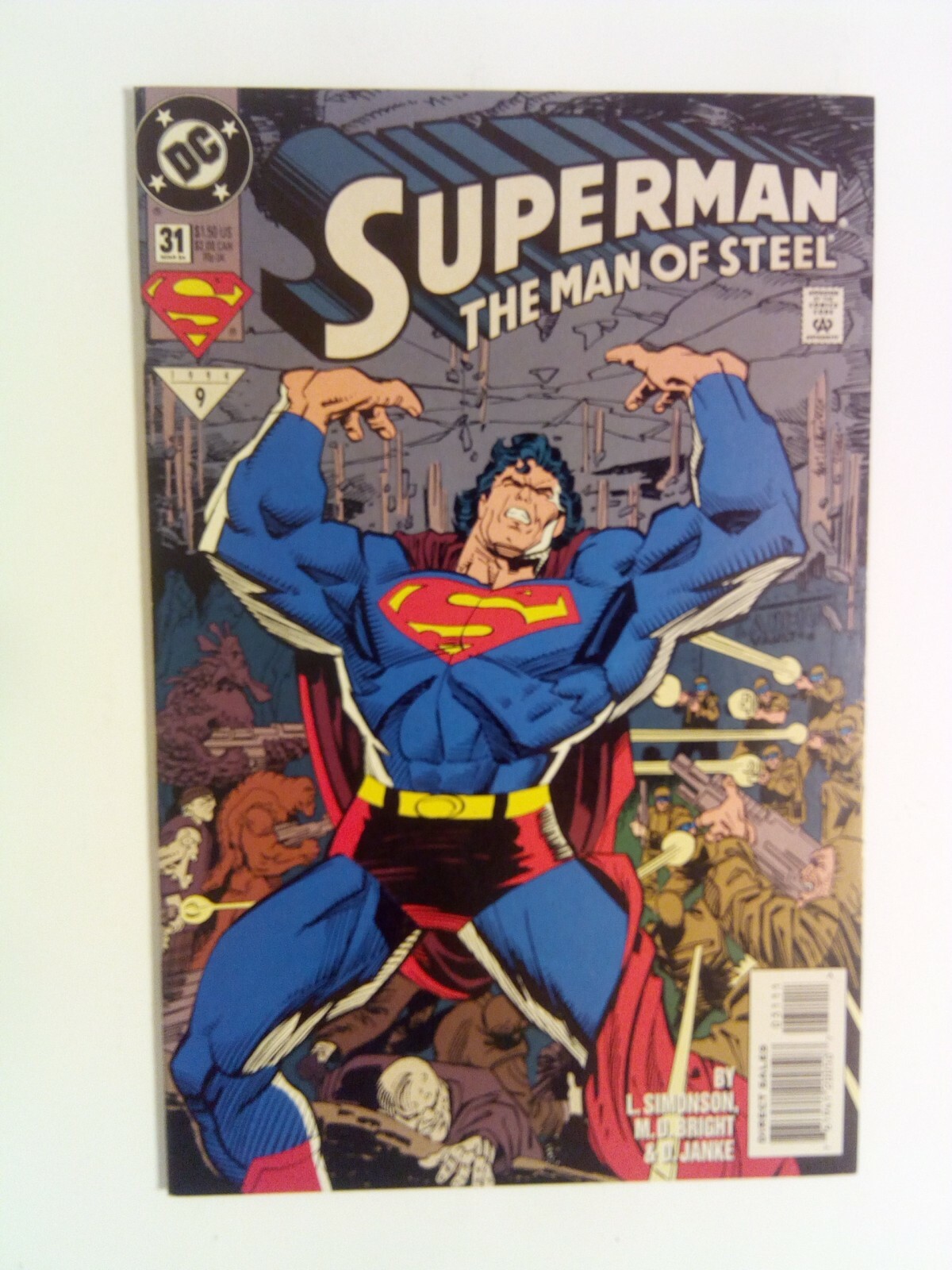 Superman: The Man of Steel #31 DC Comics 1994 NM Underworlders Project ...