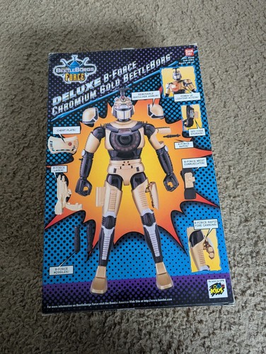 Beetleborgs 12" Chromium Gold B-Force Deluxe Electronic Lights Sounds ...
