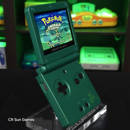 Nintendo Game Boy Advance GBA SP IPS Adjustable Brightness - Rayquaza ...