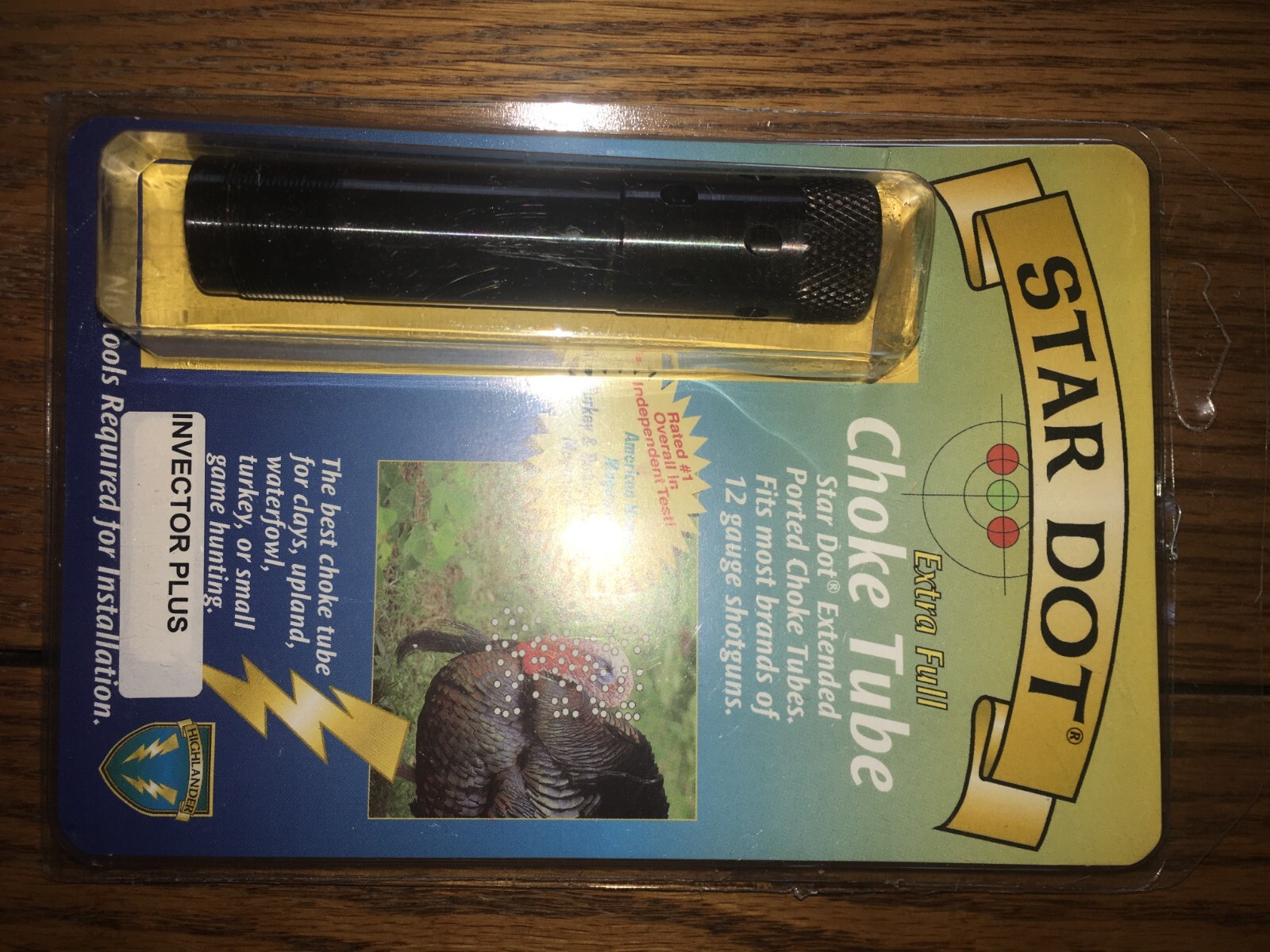 (1)STAR DOT EXTENDED PORTED INVECTOR PLUS EXTRA FULL 12 GA. CHOKE TUBE ...