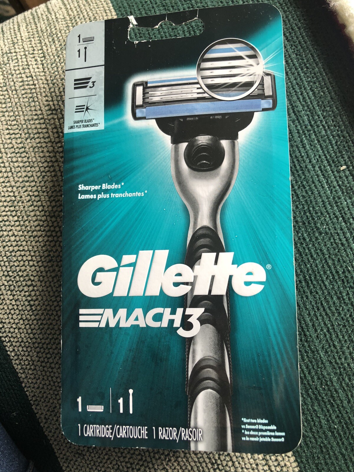 Gillette+MACH3+Turbo+Men%27s+Razor+Blades+Refills+2+Count for sale ...