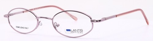 Lantis Optical Kids L8010 PNK Pink Oval Girls Eyeglasses Frames 45-19 ...
