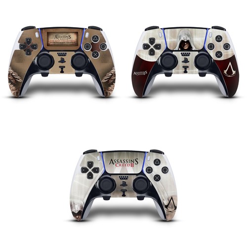ASSASSIN'S CREED II GRAPHICS VINYL SKIN FOR SONY PS5 DUALSENSE EDGE ...