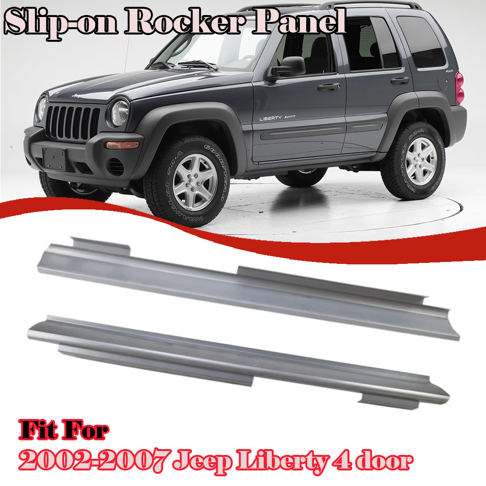 2Pcs Slip-on Rocker Panel Fit For 2002-2007 Jeep Liberty 4 door | eBay