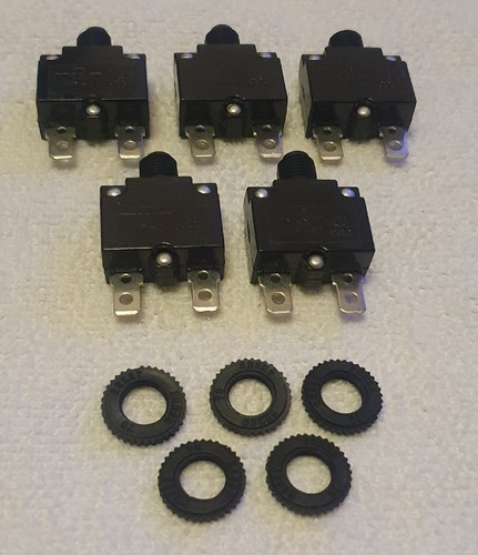 5X Circuit Breaker Panel Mount 10amp 12v 32VCD Caravan Battery 4x4 ...