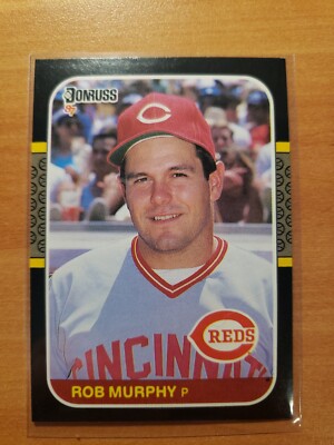 1987 Donruss #452 Rob Murphy - Cincinnati Reds - MLB - Freshly Pulled ...