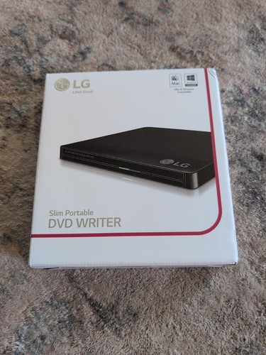New! LG External Portable USB CD DVD & M Disc DVD Writer Burner Mac ...