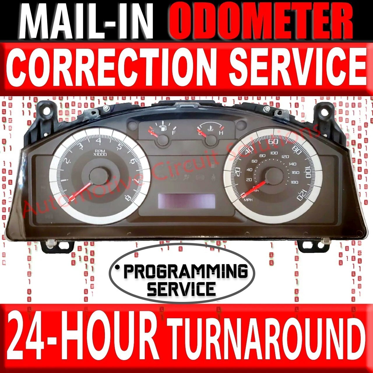 08-12 FORD ESCAPE Instrument Cluster Speedometer [*Mileage ODOMETER ...