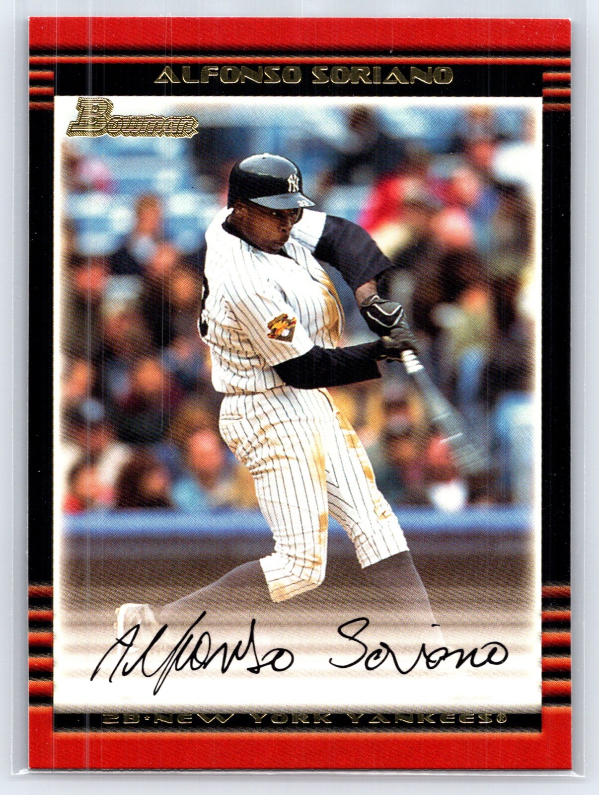 2002 Bowman Baseball - Alfonso Soriano #33 Yankees | eBay