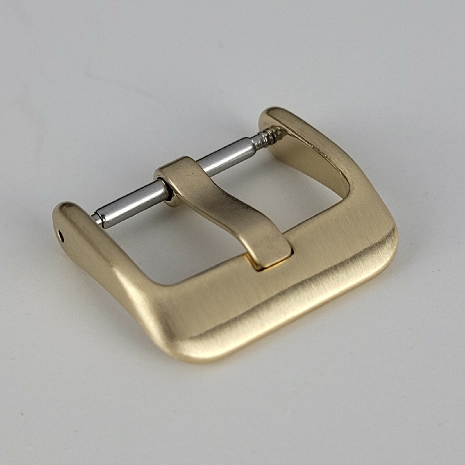 Premium Steel Watch Strap Buckle - 3mm Tang - Black Gold Silver - Satin ...