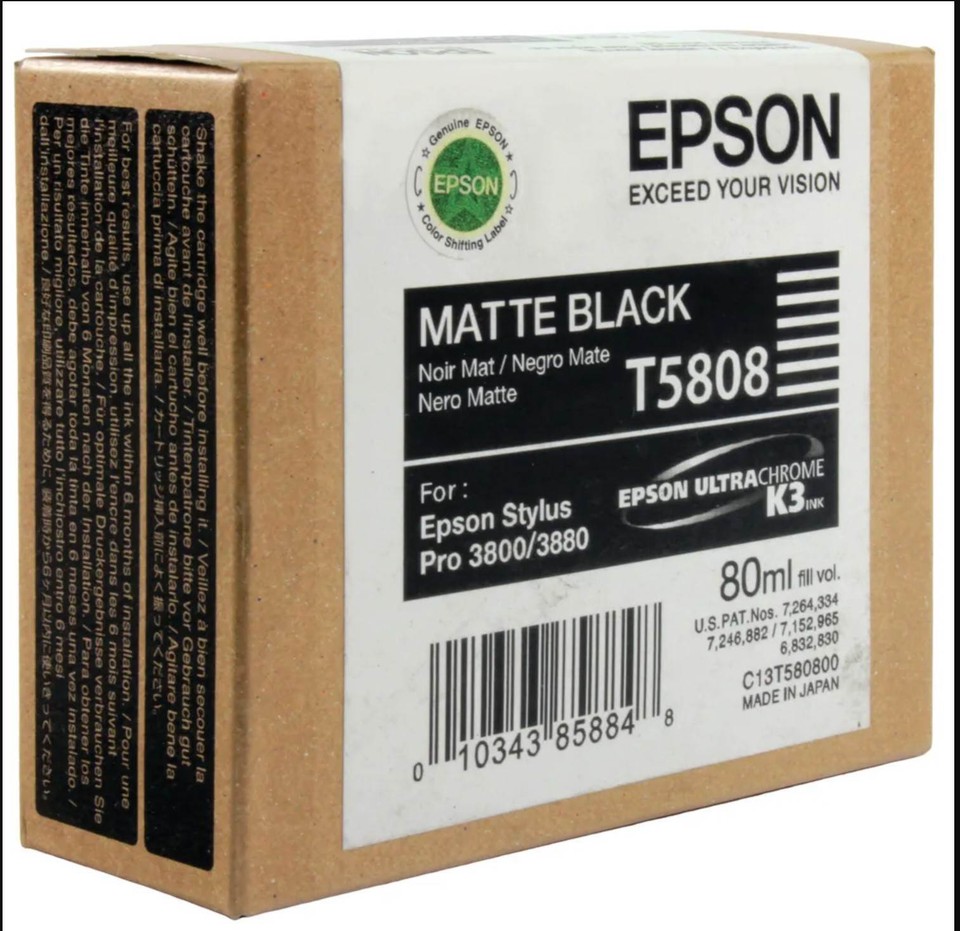 Epson T5801 T5802 T5803 T5804 T5805 T5806 T5807 T5808 T5809 Genuine ...