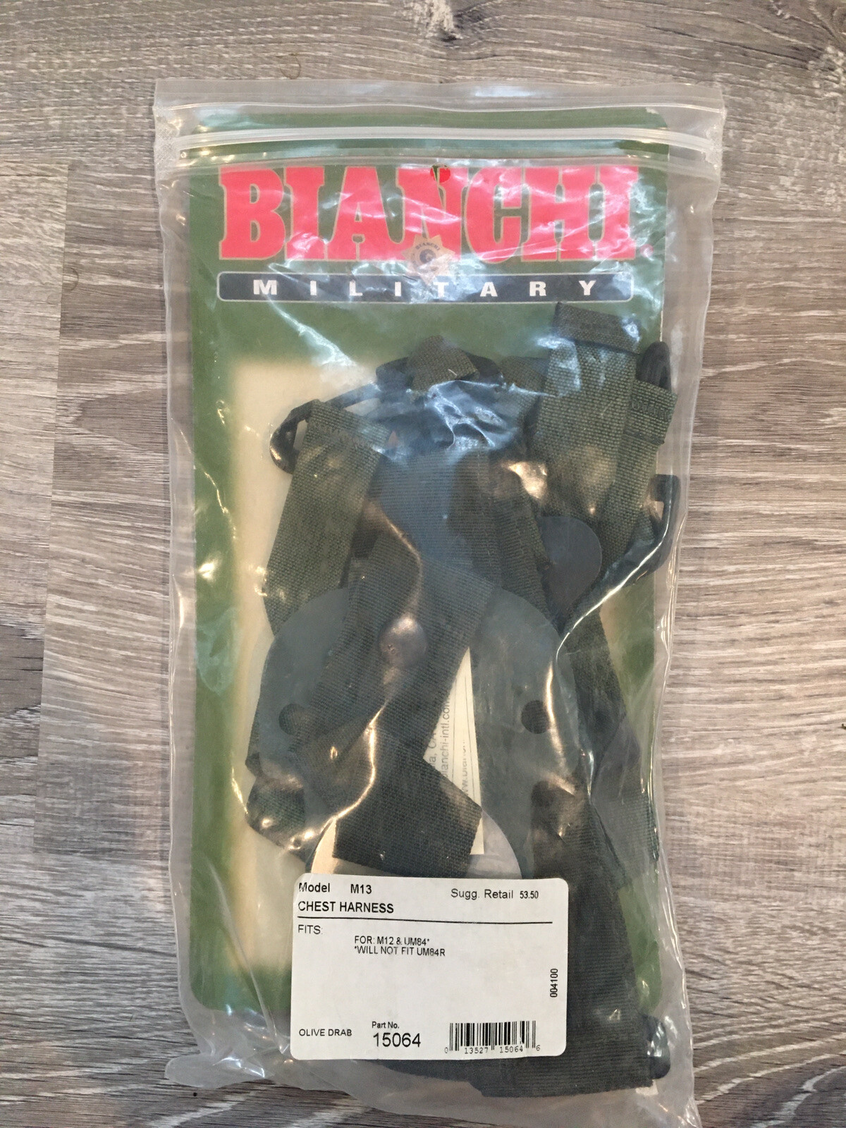 Bianchi 15064 Model M13 Military Chest Harness Olive Drab