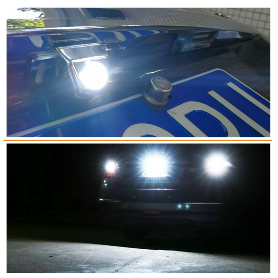 Car Reverse Backup Tail Lamp Auxiliary Parking Light 5W 3020 6LED Super ...