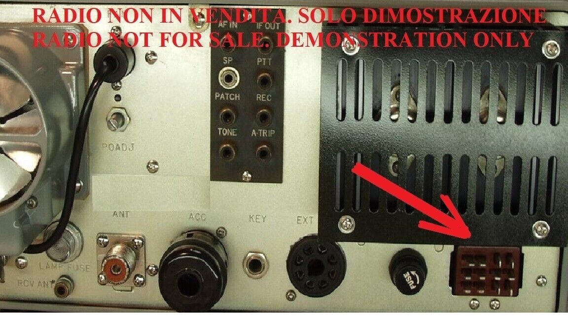 Yaesu Sommerkamp FT-101 FT 101 E X FT-277 TS-288 DC power cord cable ...