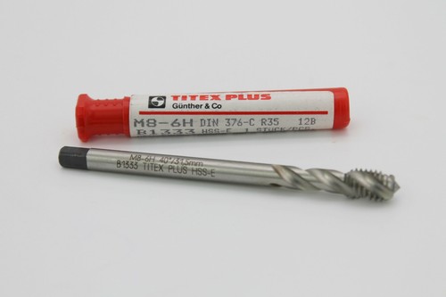 Titex Plus M8 6H HSS-E DIN 376-C B1333 Gewindebohrer ...