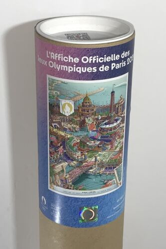 2024 Olympics Poster Paris Official By French Illustrator Ugo Gattoni ...