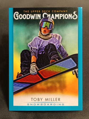 2021 Upper Deck Goodwin Champions - Horizontal Toby Miller #88 ...