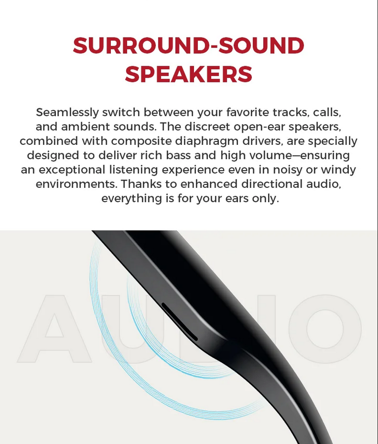 2PC Video Recorder Eyewear/Sunglass Chat-GPT AI Smart Glasses Bluetooth ...