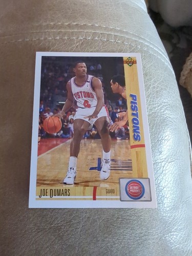 1991-1992 Upper Deck Joe Dumars Detroit Pistons Card #335 | eBay