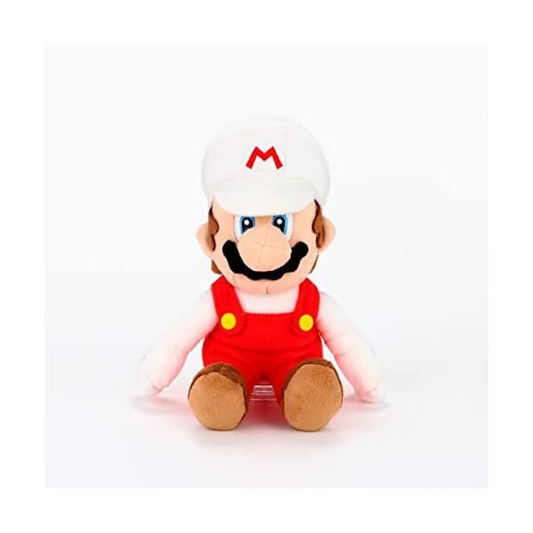 Sanei Super Mario All Star Collection 9.5" Fire Mario Plush, Small FS ...