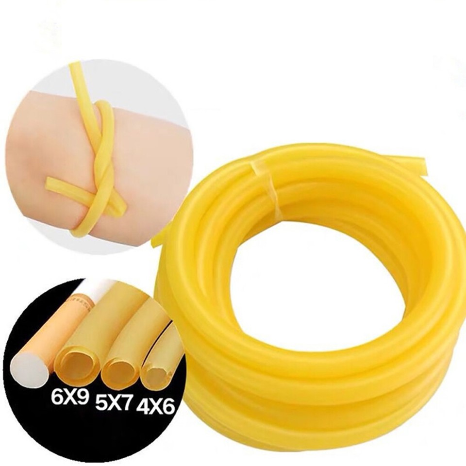 1.7mm-12mm Natural Elastic Latex Rubber Band Tube For Hunting Slingshot ...