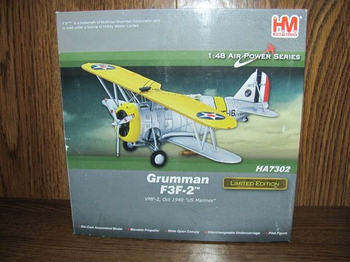 Hobby Master Air Power Series 1:48 Grumman F3F-2 "US Marines" 1940 ...