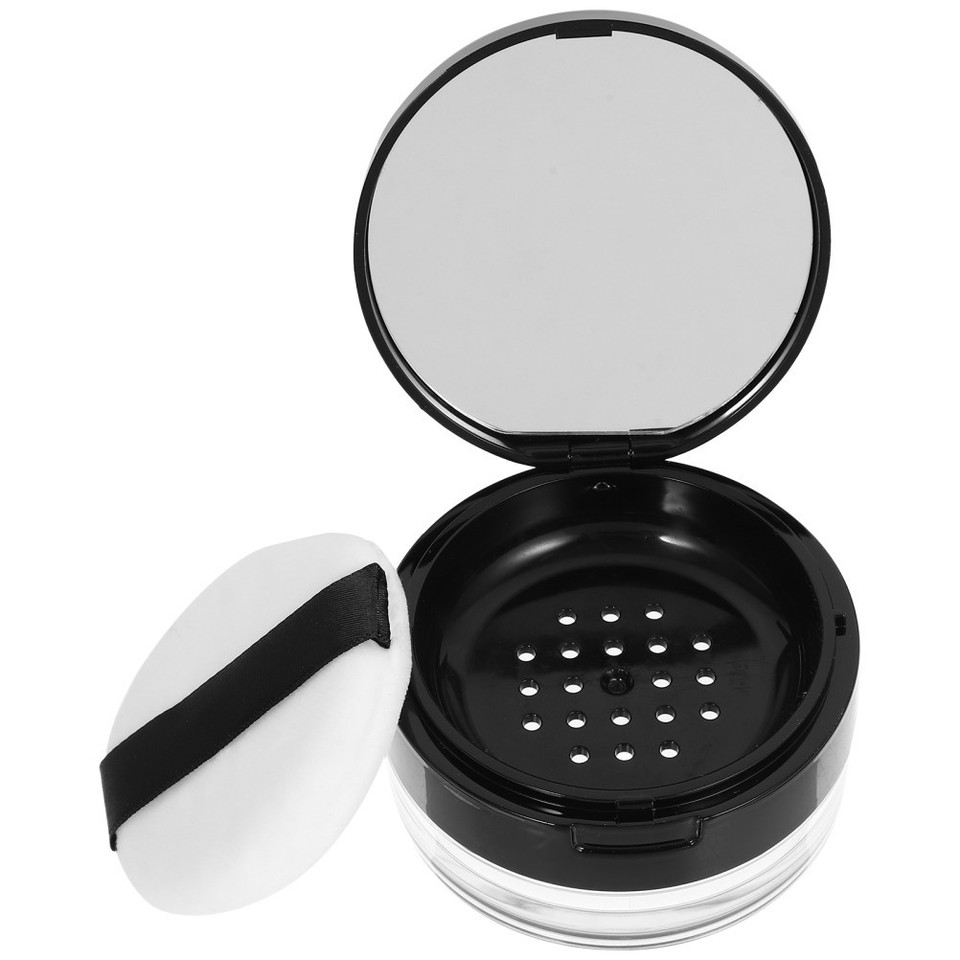 Portable Empty Makeup Loose Powder Box Bottle Plastic Refillable ...