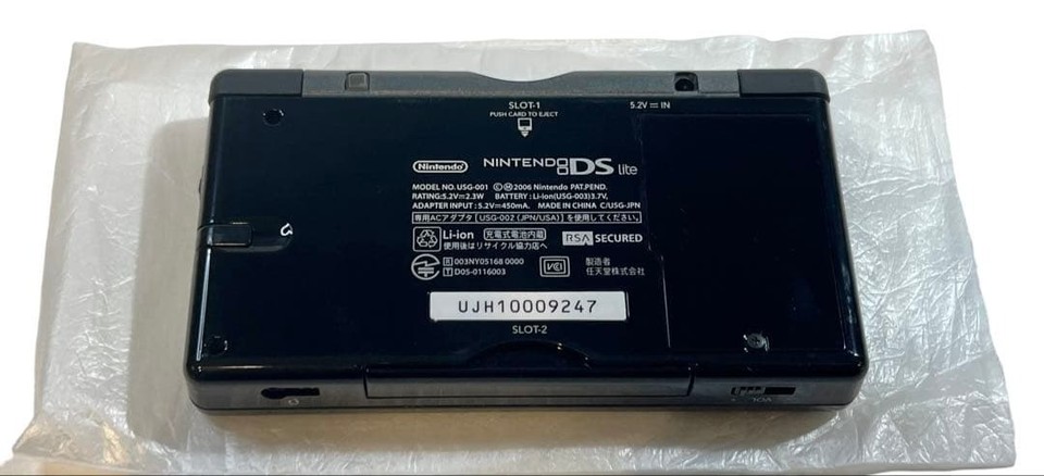 Nintendo DS Lite console Pokemon Dialga Palkia Japan Tested Working BOX ...