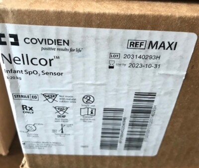 Nellcor Covidien MAXI Infant SpO2 Sensors (Box of 24) | eBay