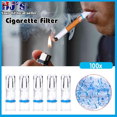 100x Reusable Cigaret Cigarette Holder Filters Reduce Tar Healthy ...