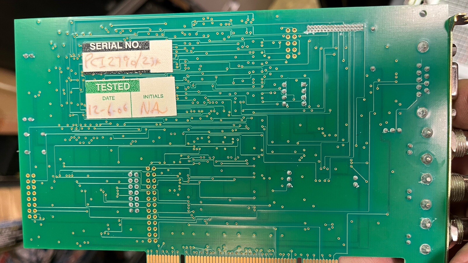 AUTOSCRIPT PCI Teleprompter Card Graphic Card BNC Com RS232 Rs 232 ...