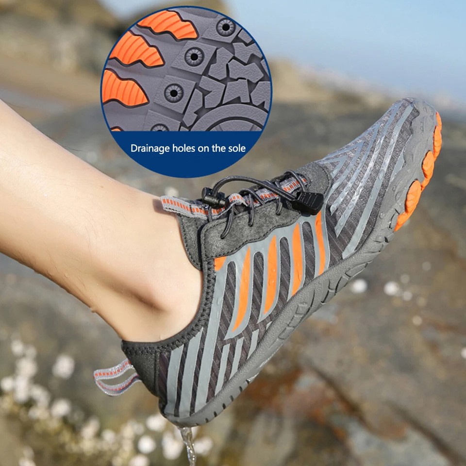 Mens Womens Anti Slip Breathable Outdoor Pool Beach Sneakers Casual ...