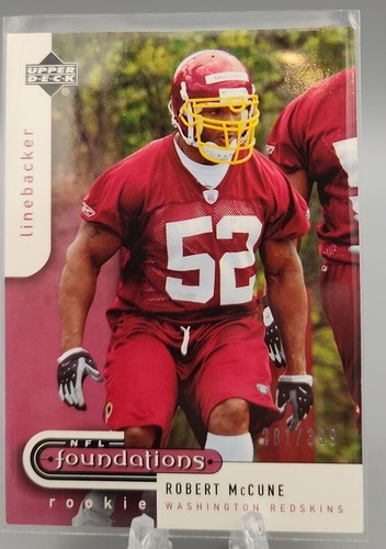 2005 Upper Deck NFL Foundations Exclusive /399 Robert McCune #134 ...