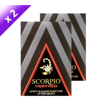 **LOT DE 2** SCORPIO Vertigo Après rasage ( 100ml x 2) | eBay