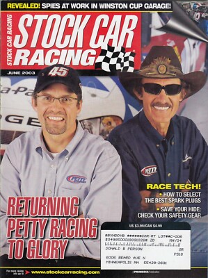 Stock Car Racing Magazine -- June 2003 Petty Racing -- Box 504 | eBay